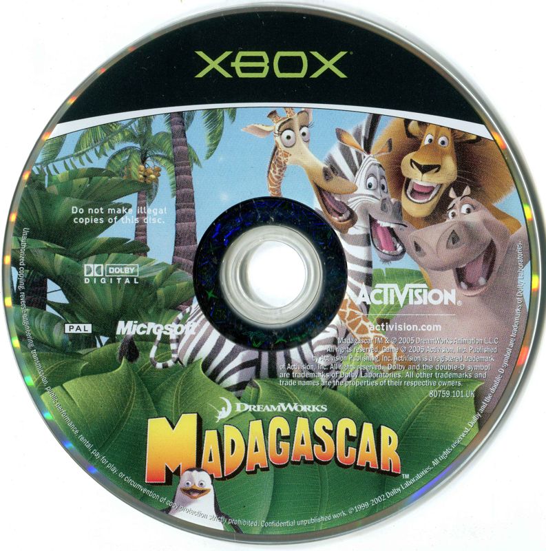 Madagascar cover or packaging material - MobyGames