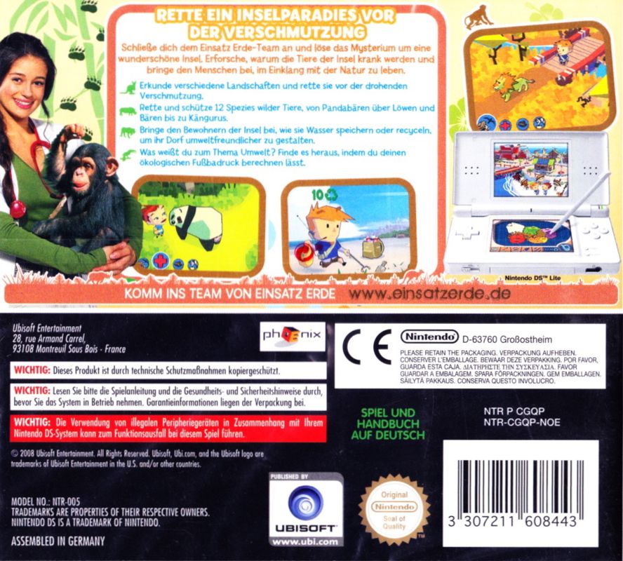 Petz Rescue: Endangered Paradise cover or packaging material - MobyGames
