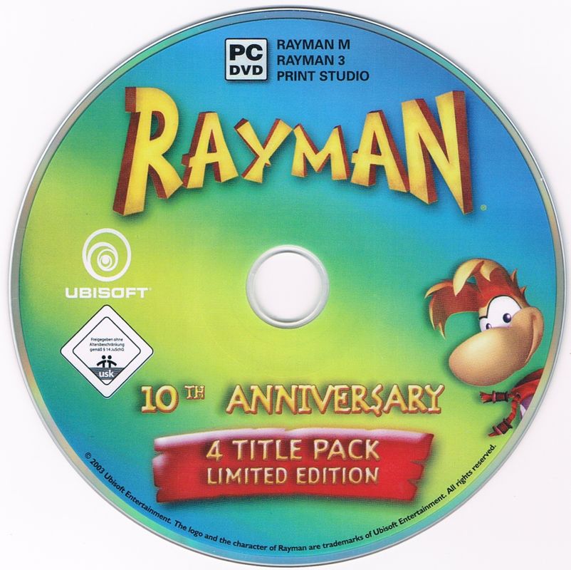Rayman: 10th Anniversary Collection cover or packaging material - MobyGames