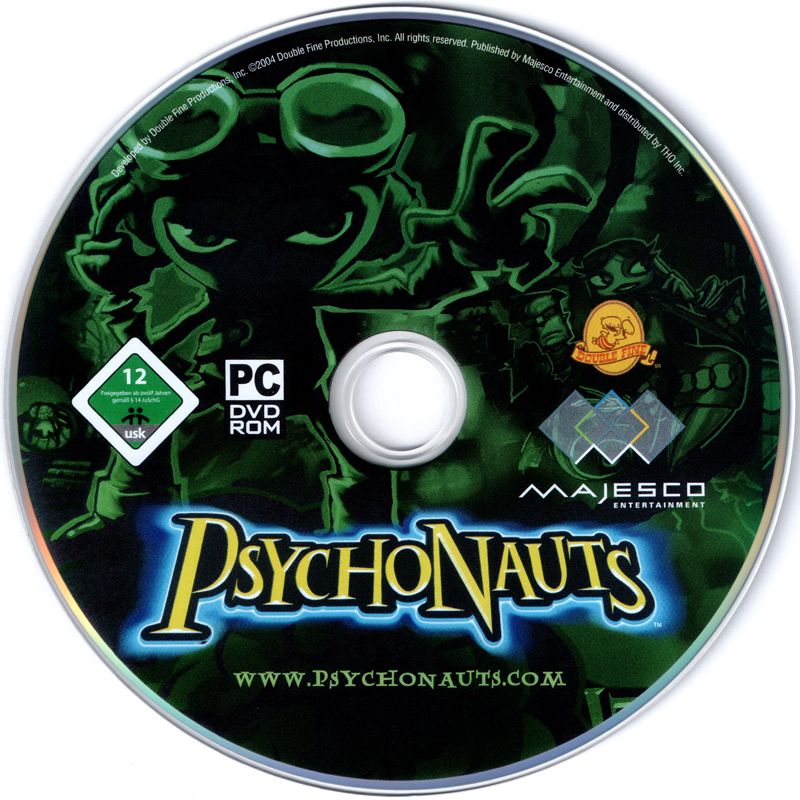Psychonauts cover or packaging material - MobyGames