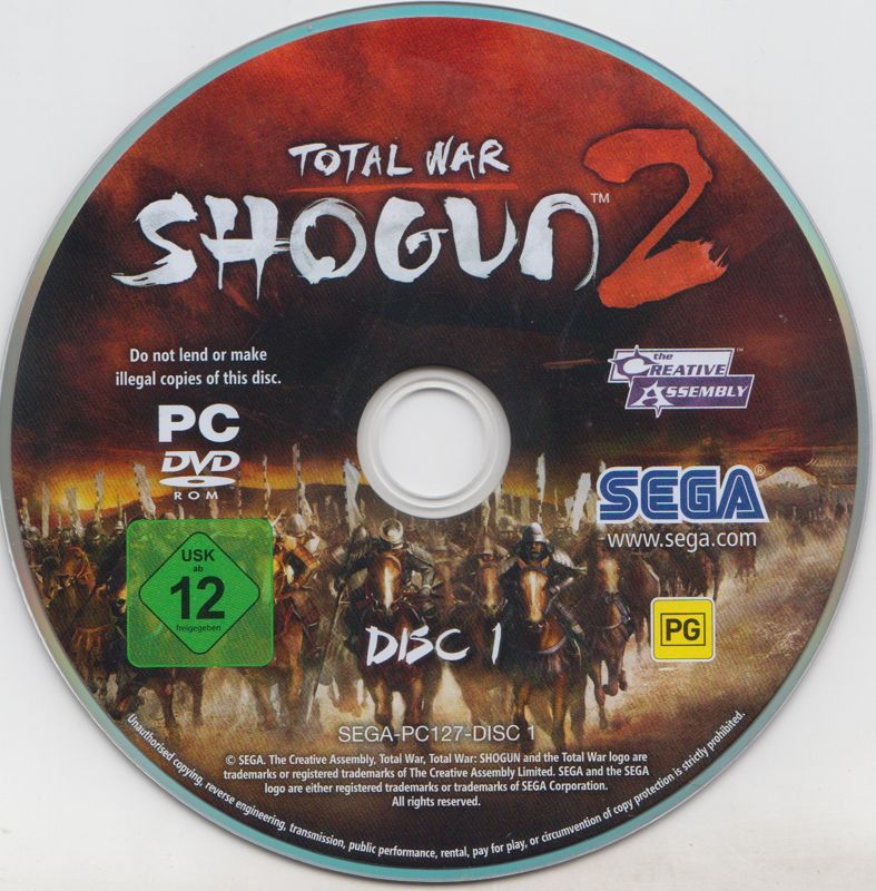 Total War: Shogun 2 cover or packaging material - MobyGames