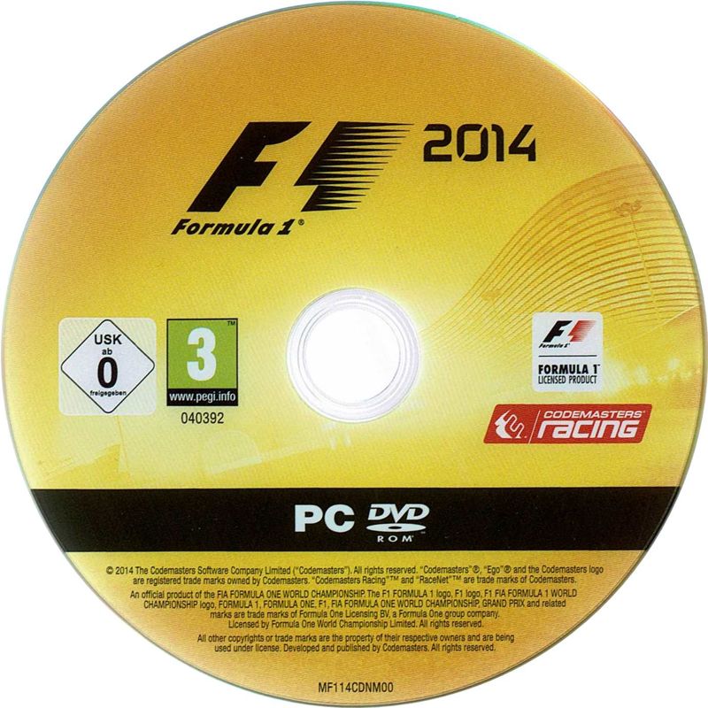 F1 2014 cover or packaging material - MobyGames