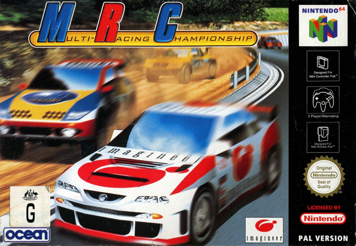 MRC: Multi-Racing Championship cover or packaging material - MobyGames