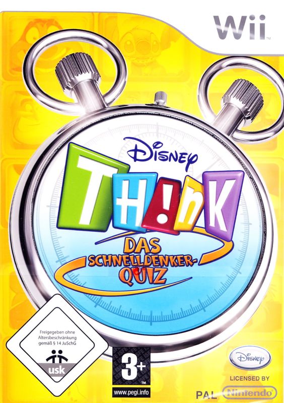 Disney Th!nk Fast cover or packaging material - MobyGames