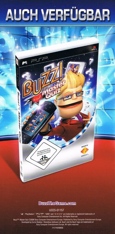 Buzz! Brain Bender cover or packaging material - MobyGames
