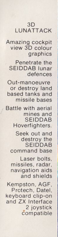 3D Lunattack cover or packaging material - MobyGames