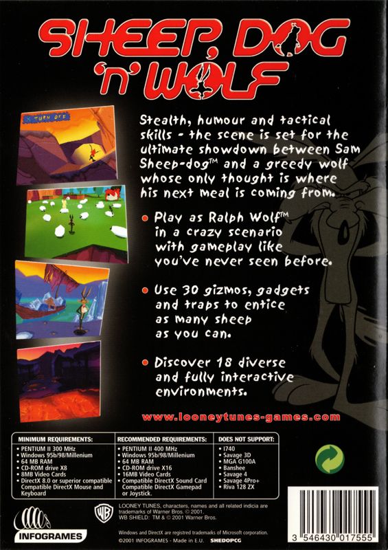 Looney Tunes: Sheep Raider cover or packaging material - MobyGames