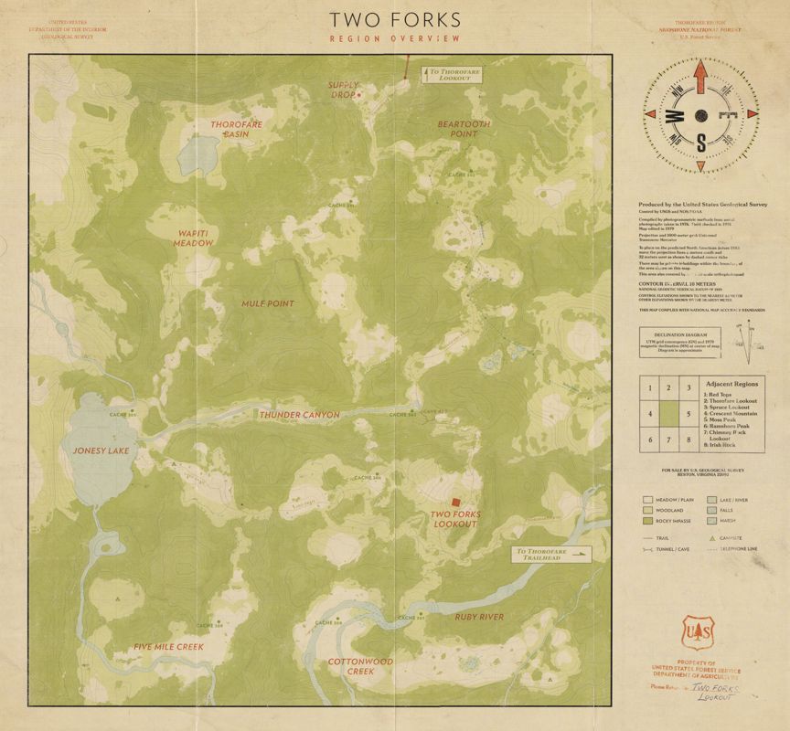 Firewatch cover or packaging material - MobyGames