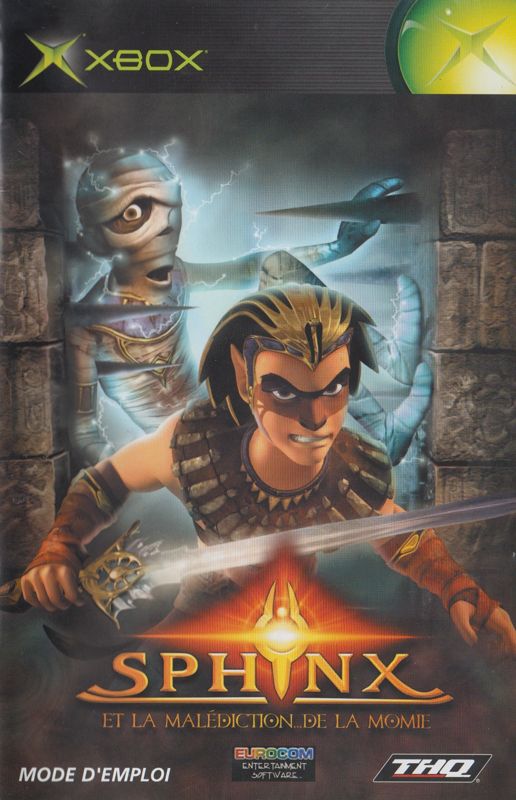 Sphinx and the Cursed Mummy cover or packaging material - MobyGames