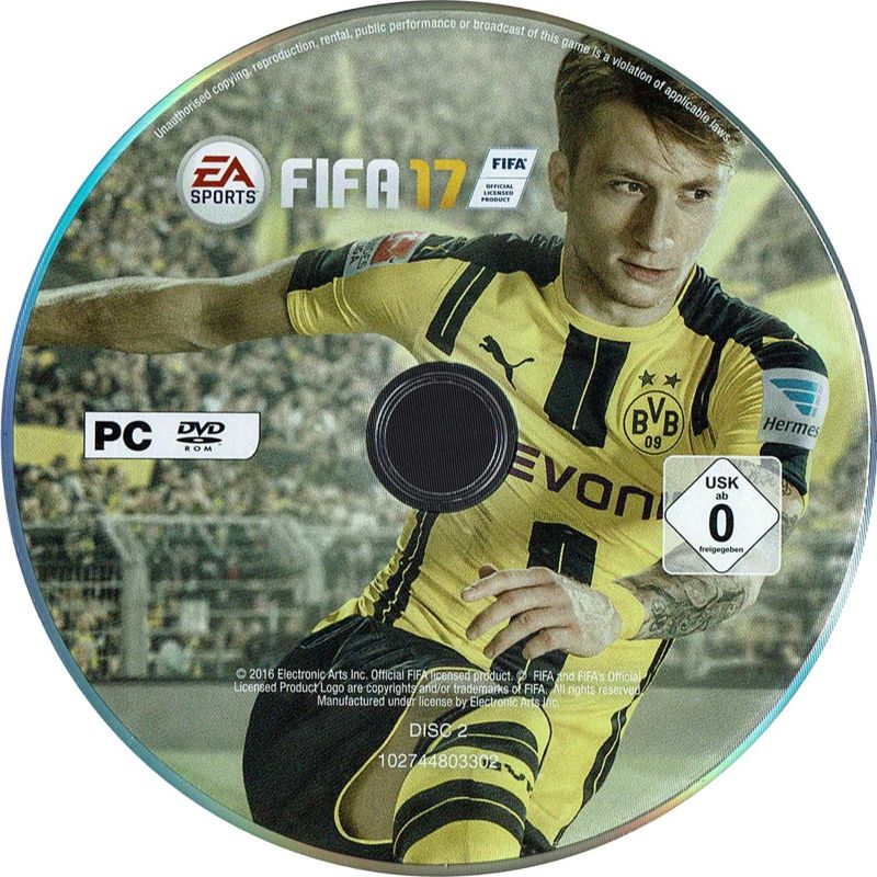 FIFA 17 cover or packaging material - MobyGames