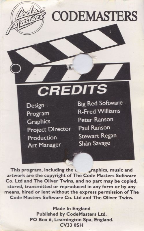 Spellbound Dizzy cover or packaging material - MobyGames