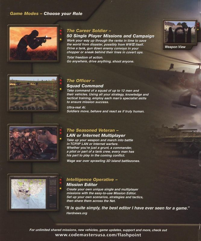 Operation Flashpoint: Cold War Crisis cover or packaging material ...