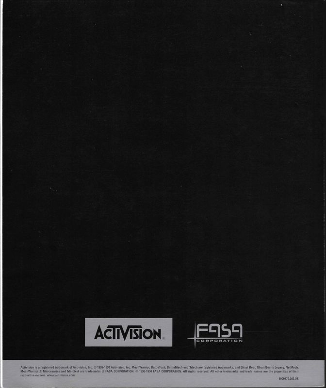 MechWarrior 2: The Titanium Trilogy cover or packaging material - MobyGames