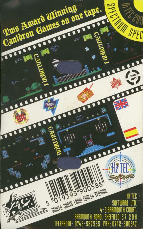 Cauldron I & II cover or packaging material - MobyGames