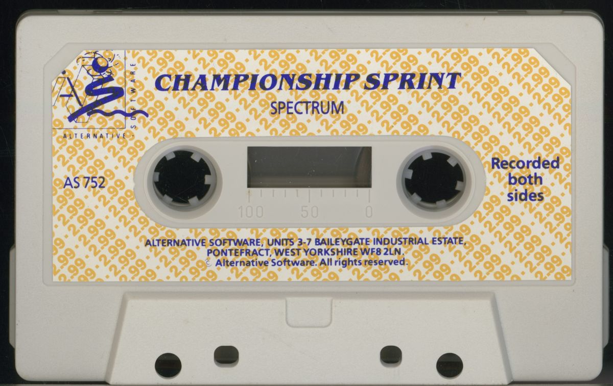 Championship Sprint cover or packaging material - MobyGames