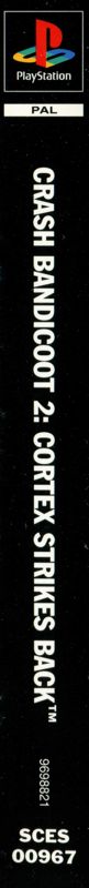 Crash Bandicoot 2: Cortex Strikes Back cover or packaging material ...