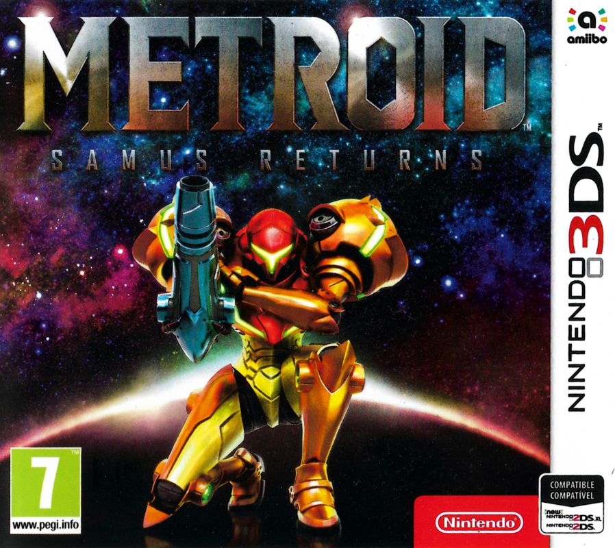 Metroid: Samus Returns cover or packaging material - MobyGames