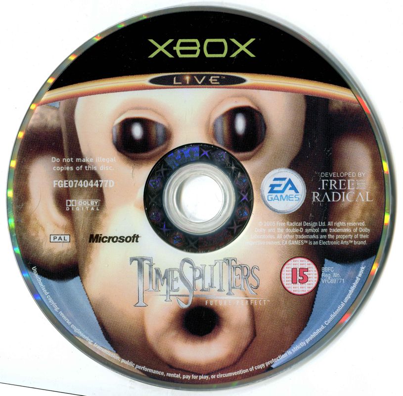 TimeSplitters: Future Perfect cover or packaging material - MobyGames
