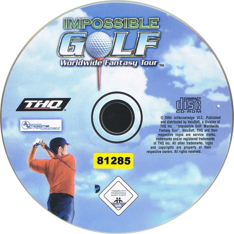 Impossible Golf: Worldwide Fantasy Tour cover or packaging material ...