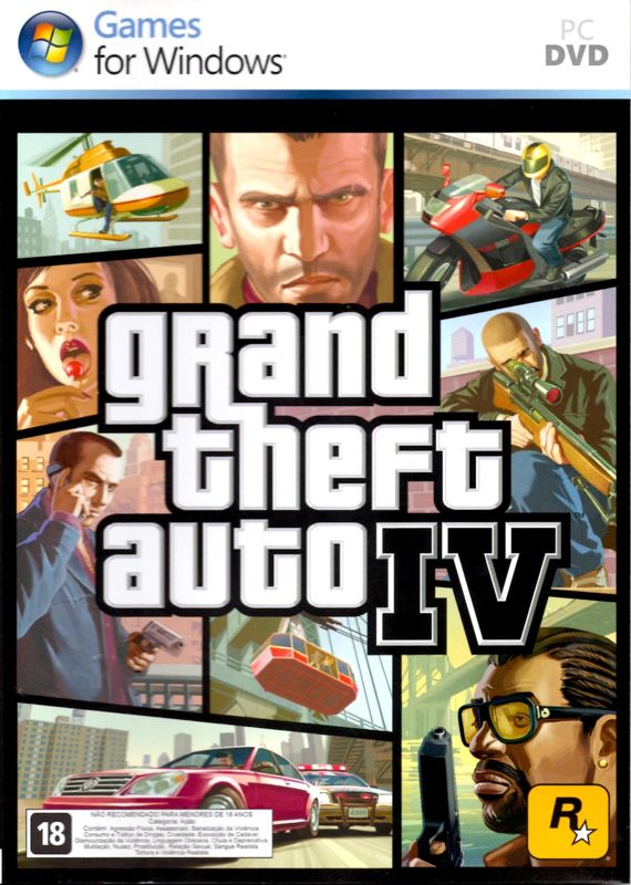 Grand Theft Auto IV cover or packaging material - MobyGames