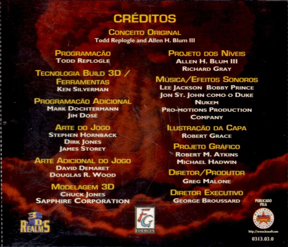 Duke Nukem 3D cover or packaging material - MobyGames