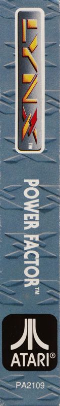 Power Factor cover or packaging material - MobyGames