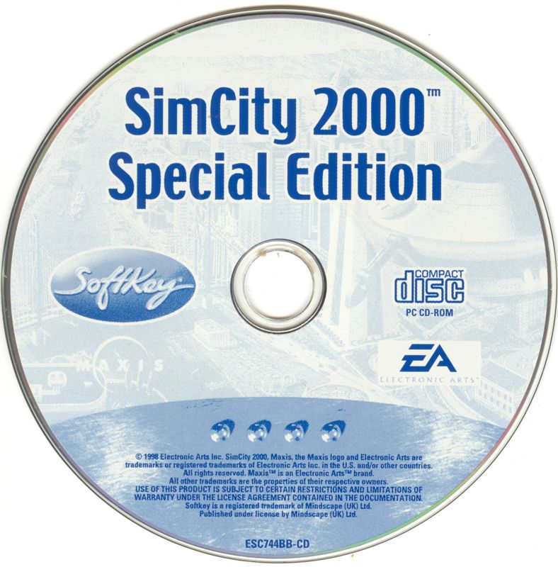 SimCity 2000: CD Collection cover or packaging material - MobyGames