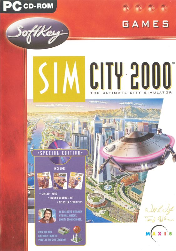 SimCity 2000: CD Collection cover or packaging material - MobyGames