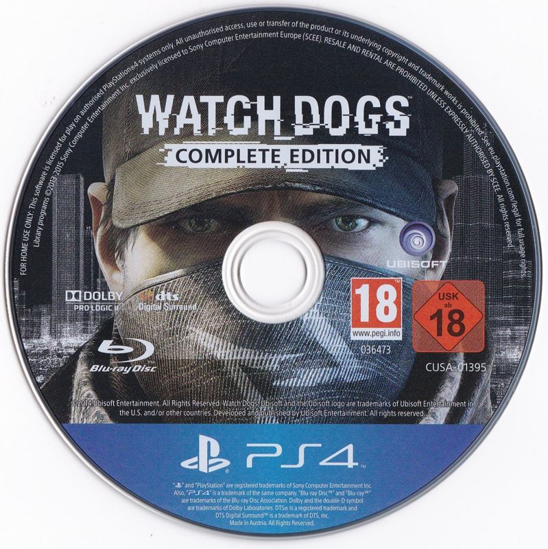 Watch_Dogs: Complete Edition cover or packaging material - MobyGames
