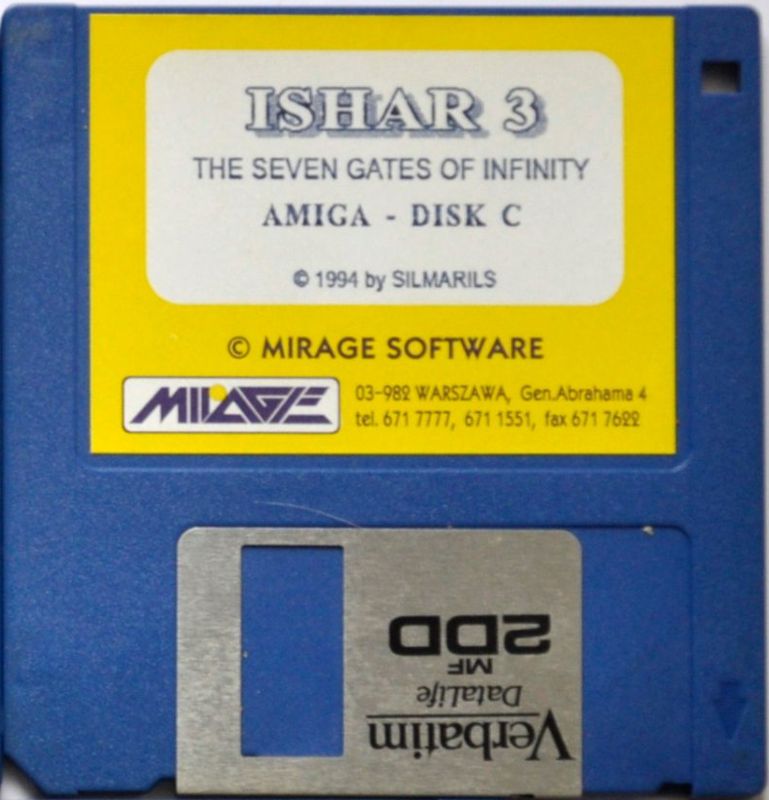 Ishar 3: The Seven Gates of Infinity cover or packaging material ...