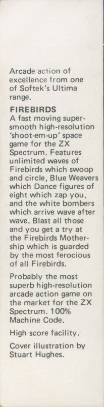 Firebirds cover or packaging material - MobyGames