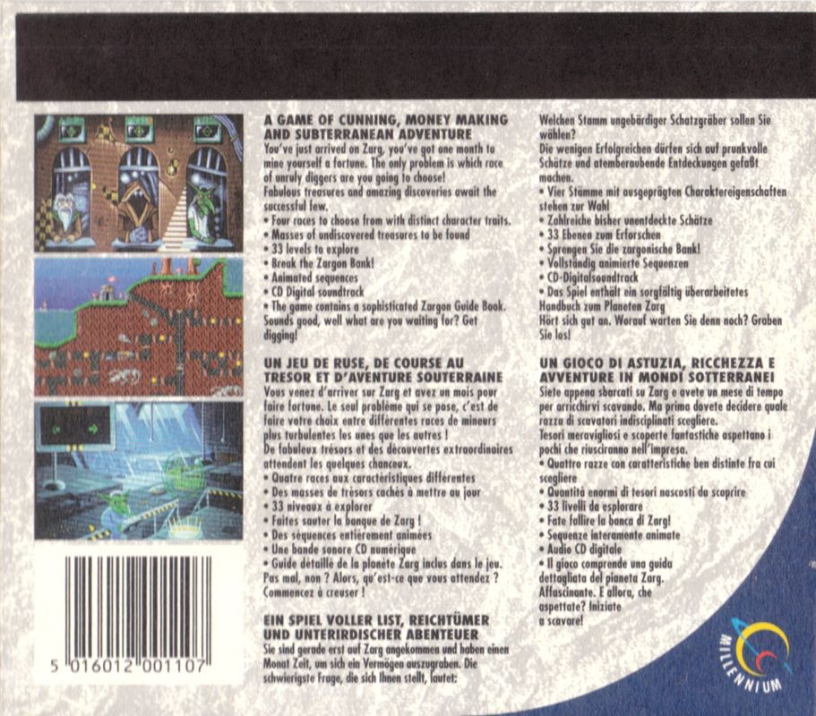 Diggers cover or packaging material - MobyGames