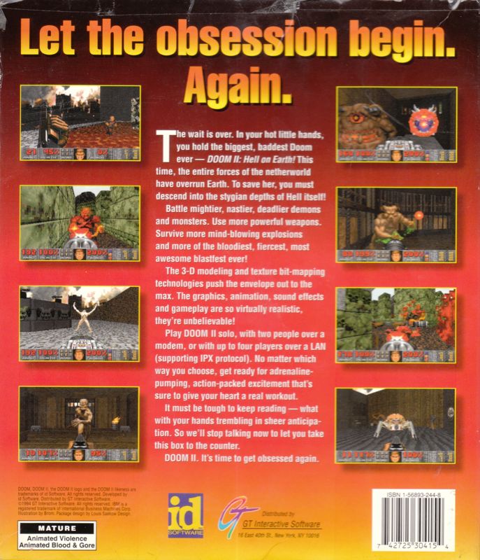 Doom II cover or packaging material - MobyGames