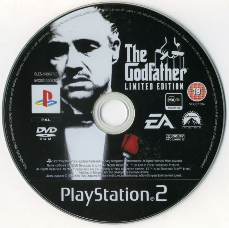 The Godfather (Limited Edition) cover or packaging material - MobyGames