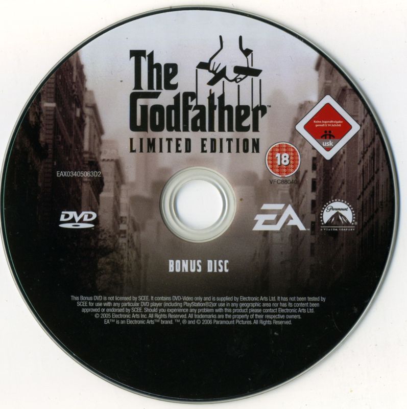 The Godfather (Limited Edition) cover or packaging material - MobyGames
