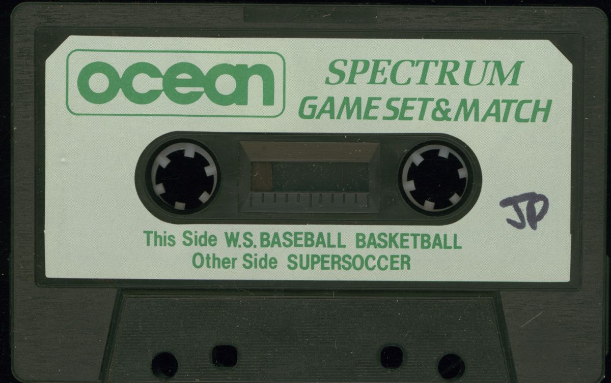 Game Set and Match cover or packaging material - MobyGames