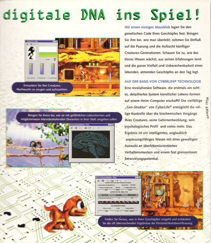 Creatures cover or packaging material - MobyGames