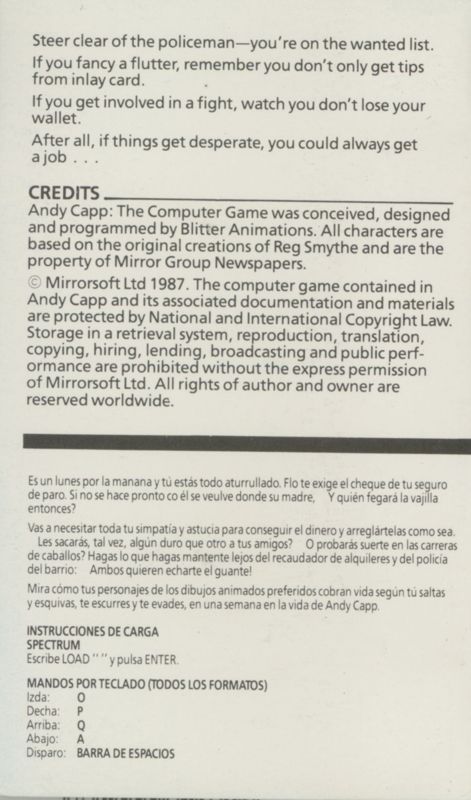 Andy Capp cover or packaging material - MobyGames