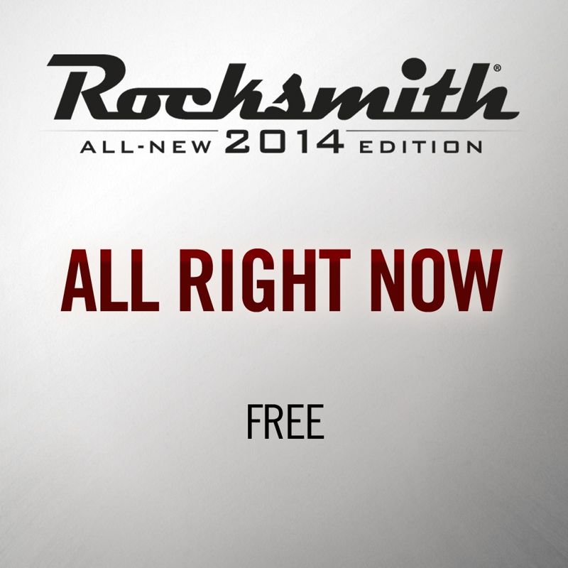 Rocksmith: All-new 2014 Edition - Free: All Right Now (2015) - MobyGames