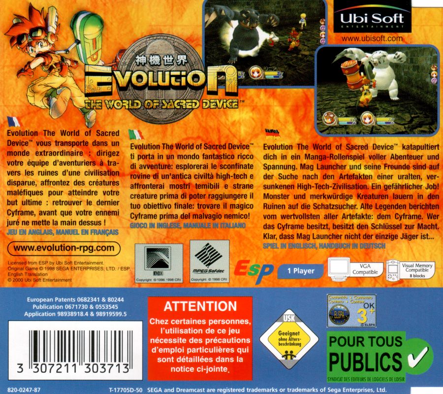 Evolution: The World of Sacred Device cover or packaging material - MobyGames