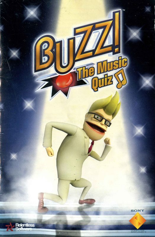 Buzz! The Music Quiz cover or packaging material - MobyGames