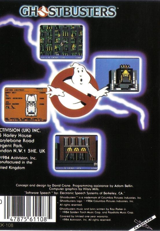 Ghostbusters cover or packaging material - MobyGames