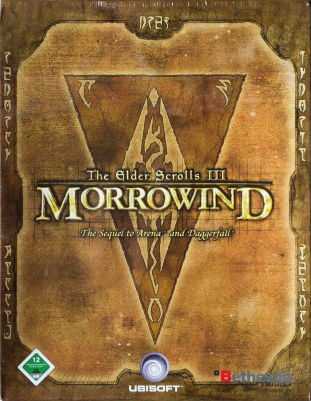 The Elder Scrolls III: Morrowind cover or packaging material - MobyGames