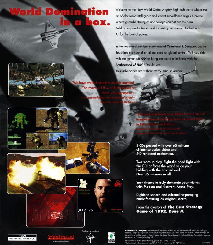 Command & Conquer cover or packaging material - MobyGames