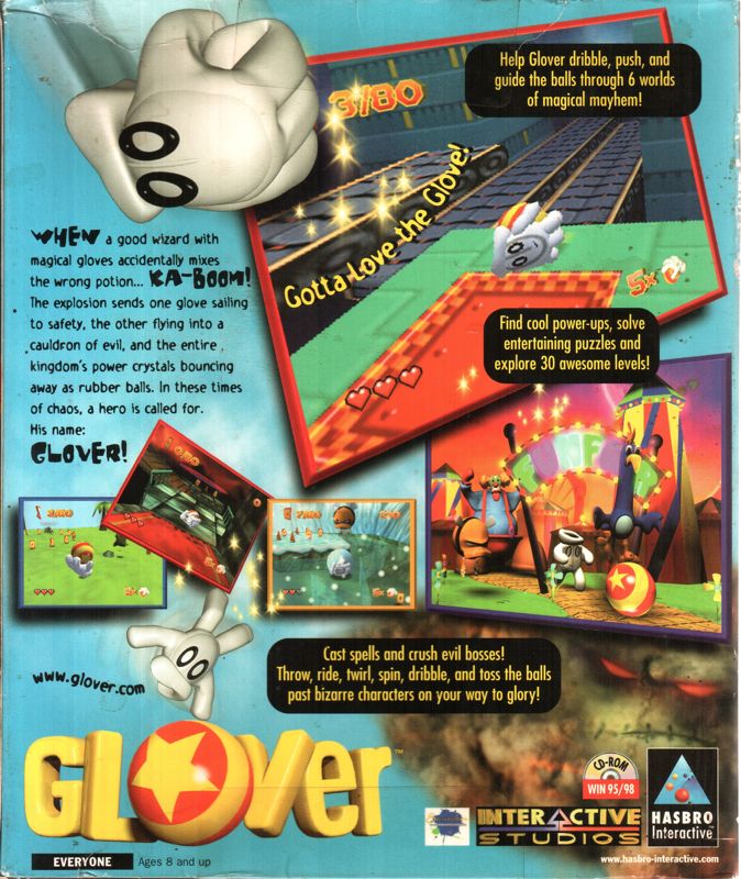 Glover cover or packaging material - MobyGames