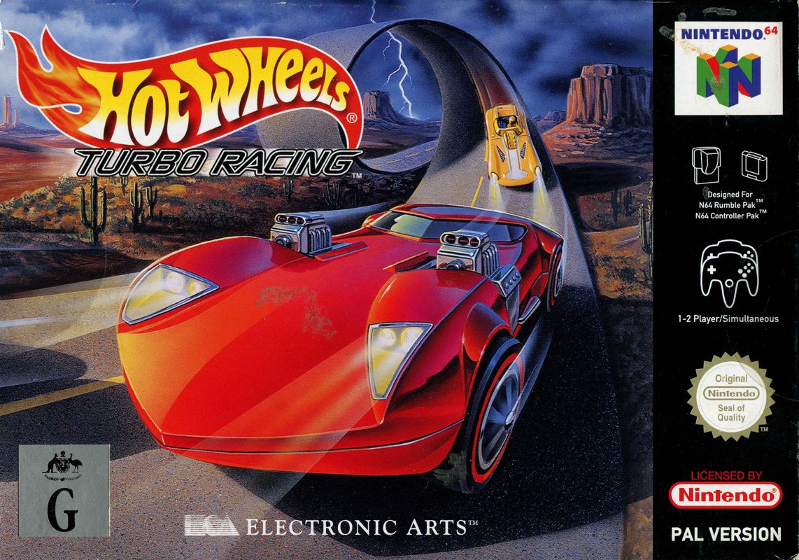 Hot Wheels: Turbo Racing cover or packaging material - MobyGames