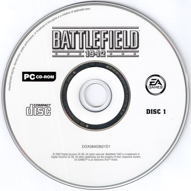 Battlefield 1942 cover or packaging material - MobyGames