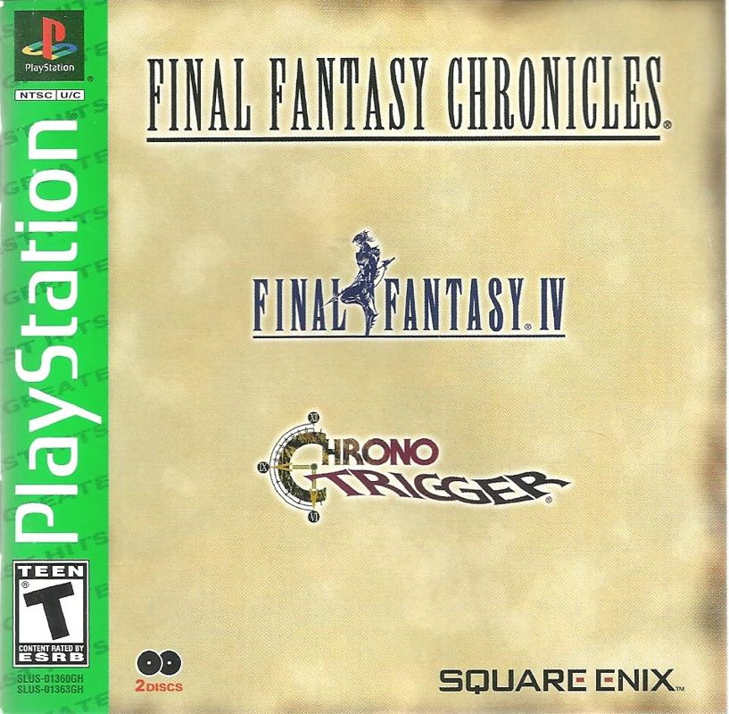Final Fantasy Chronicles cover or packaging material - MobyGames