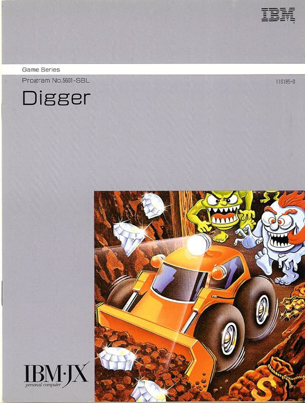 Digger cover or packaging material - MobyGames
