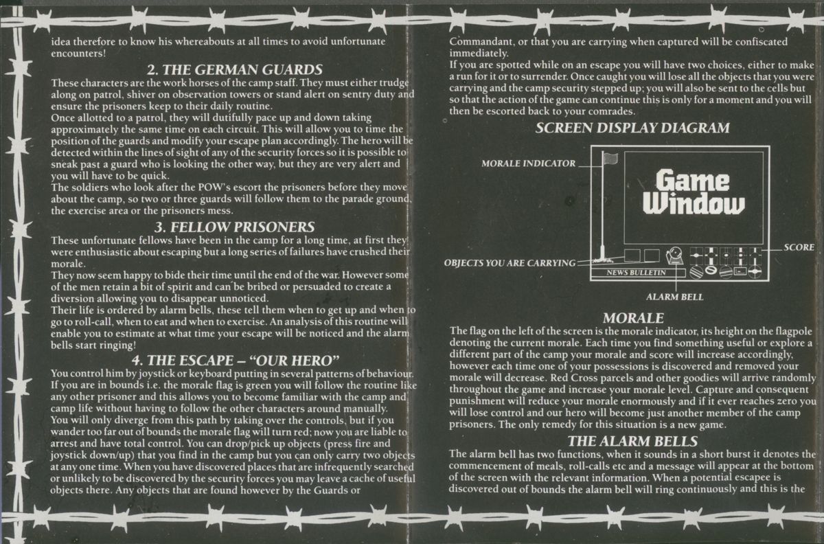 The Great Escape cover or packaging material - MobyGames